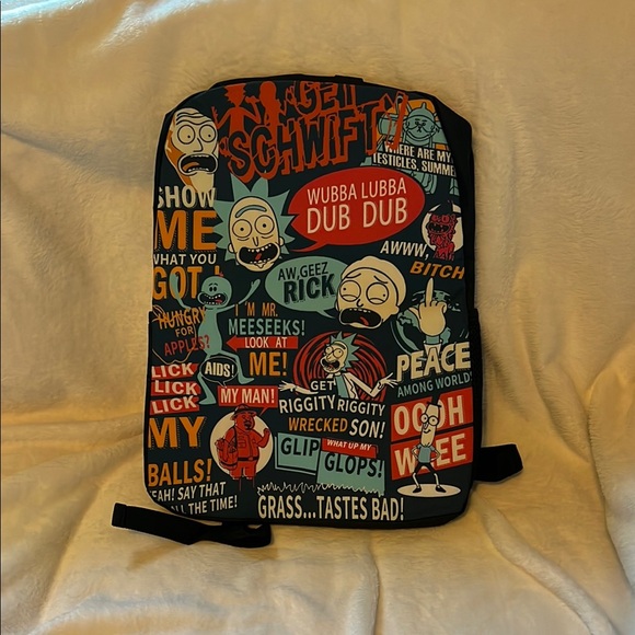 Bags | Rick And Morty Graphic Backpack | Poshmark